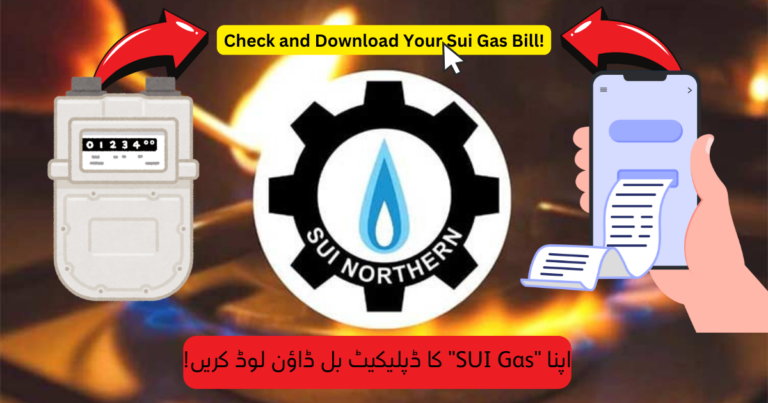 SNGPL Online Bill - Instantly Download Your Sui Gas Duplicate Bill with Ease [2025]
